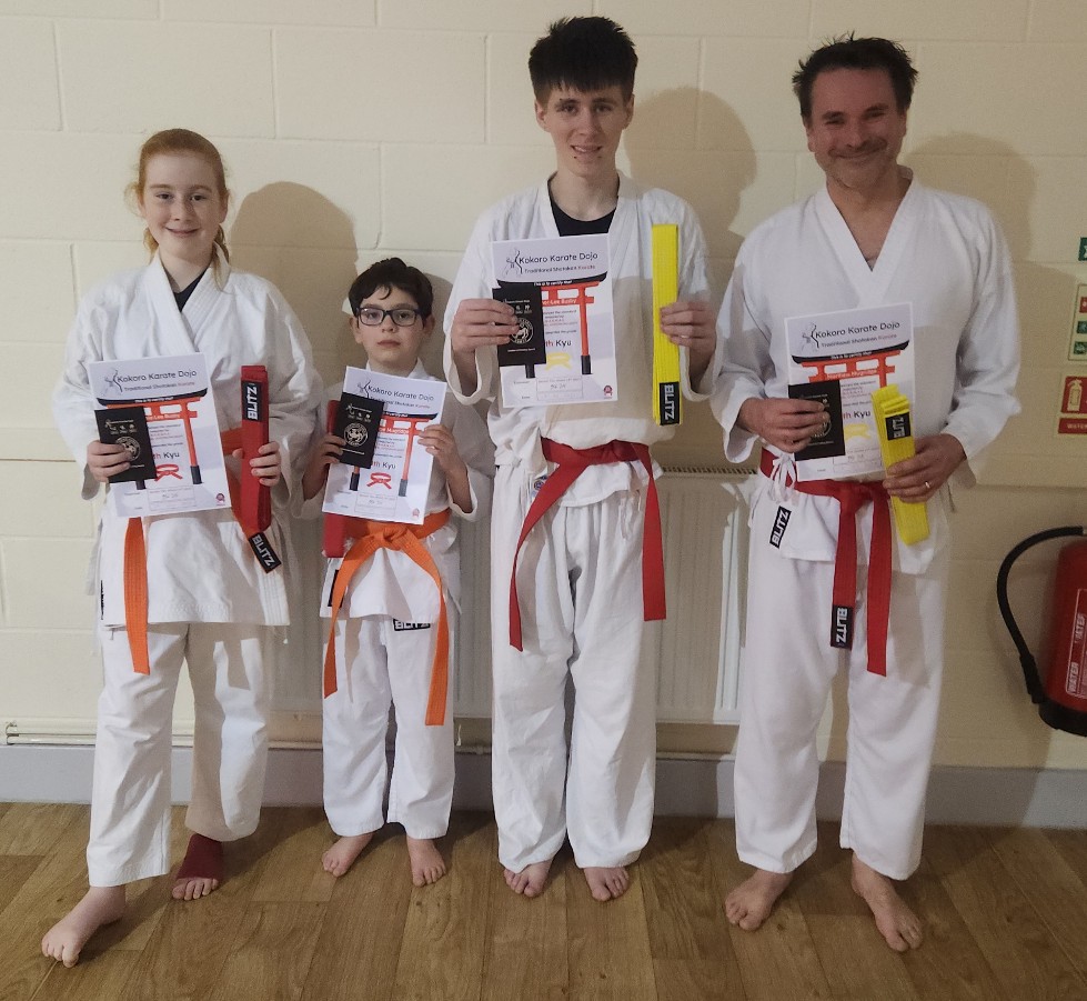Gradings – MARCH 2025 - Kokoro Karate Dojo